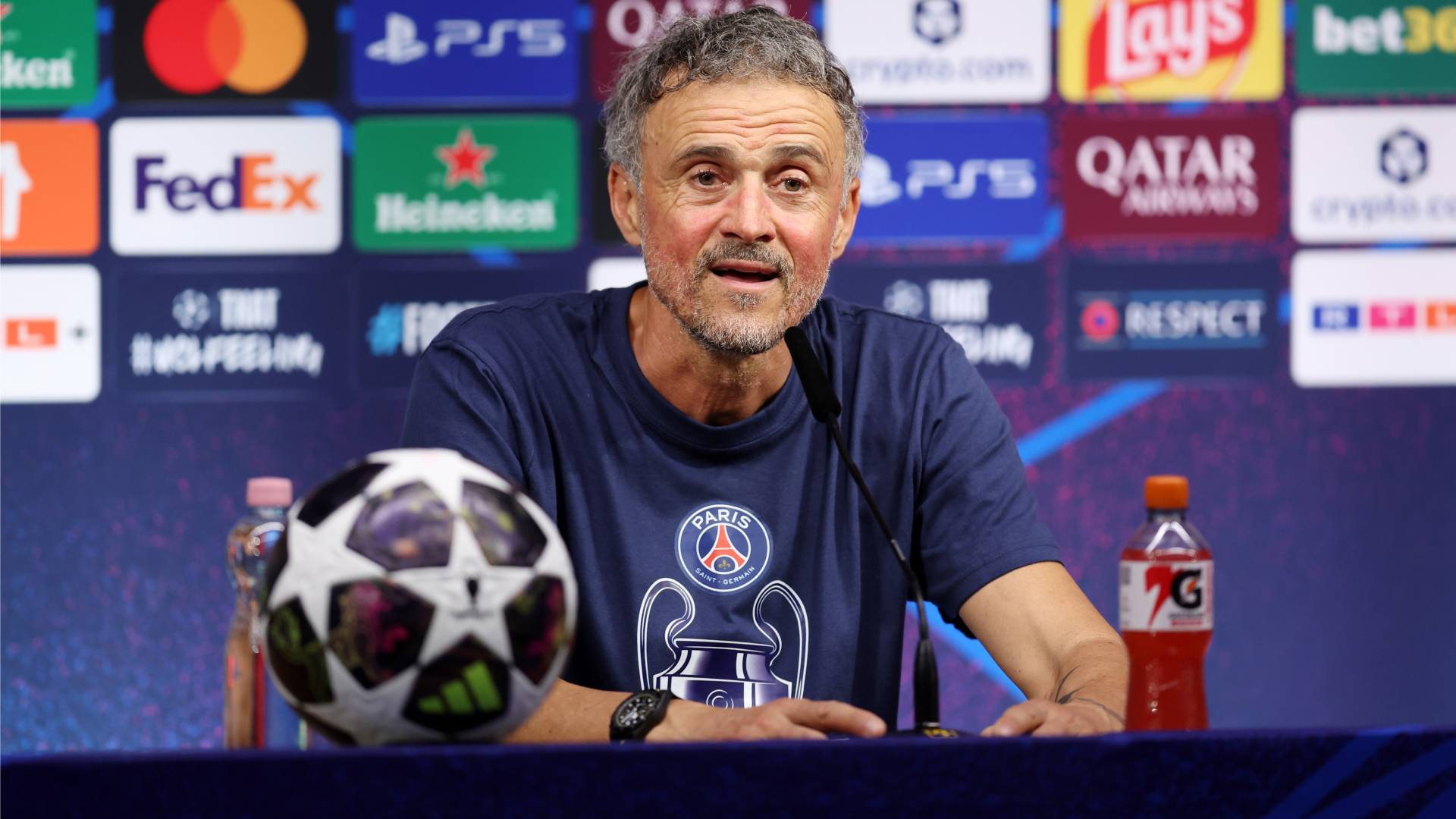 PSG manager Luis Enrique analyses Arsenal Champions League final ...