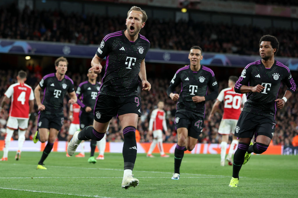 Relive every Harry Kane goal against Arsenal as Bayern Munich head to ...