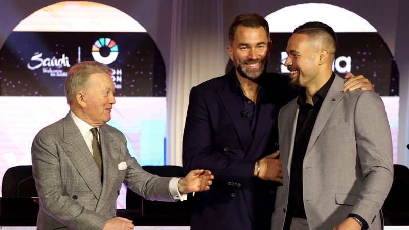 Joseph Parker jokes about celebrations with Frank Warren ahead of ...