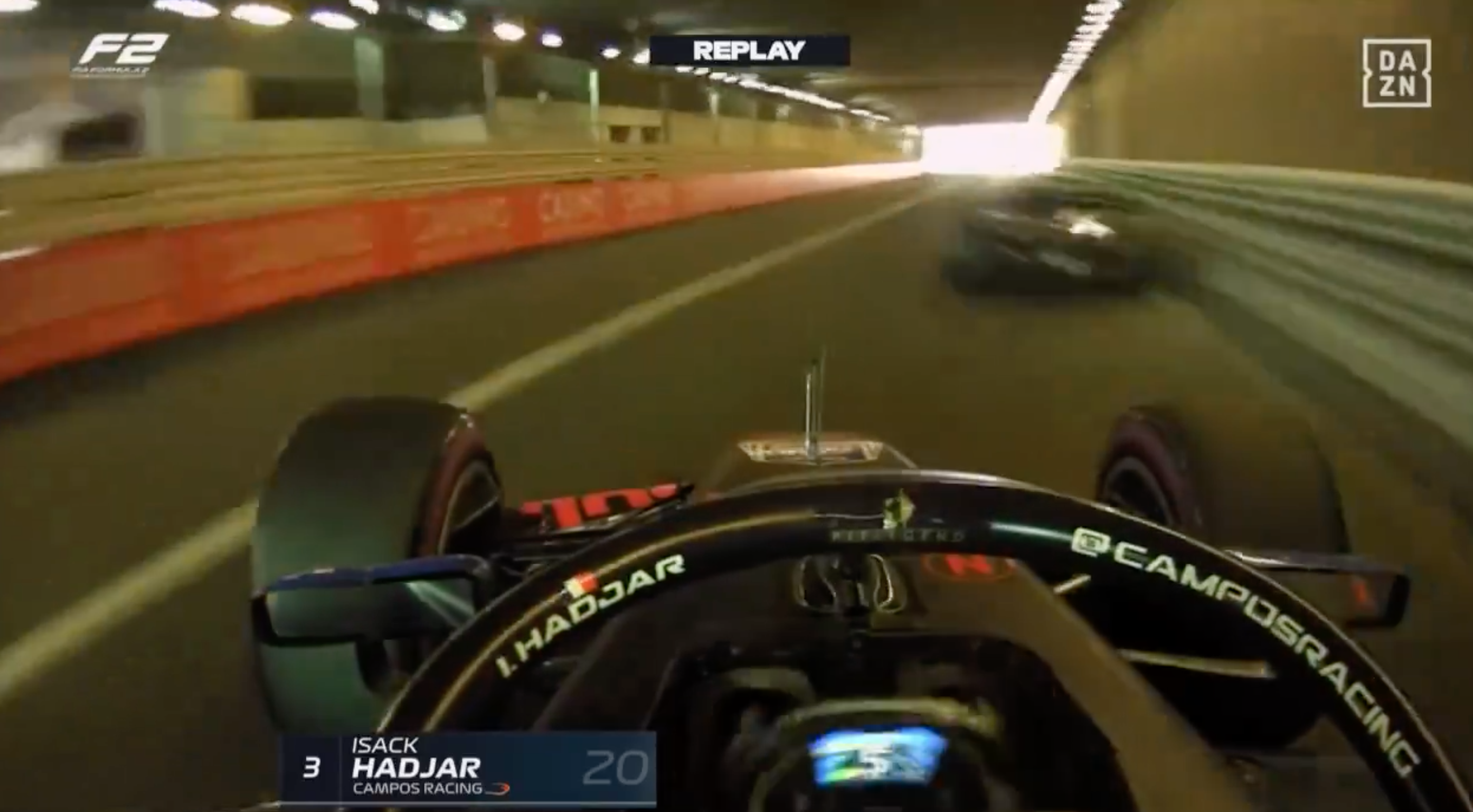 Isack Hadjar y su milagrosa salvada en la clasificación de la F2 en el ...