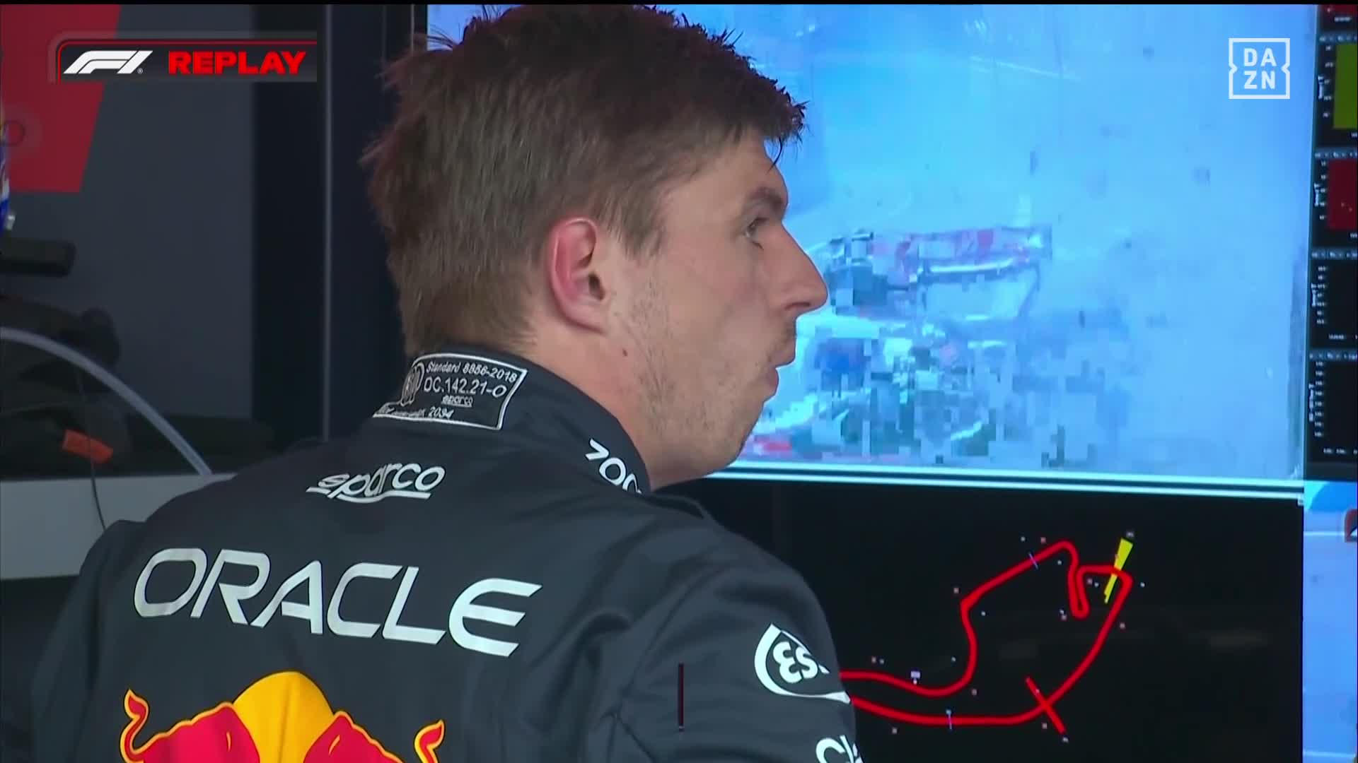 Max Verstappen y su reacción al salvaje accidente de Checo Pérez en el ...