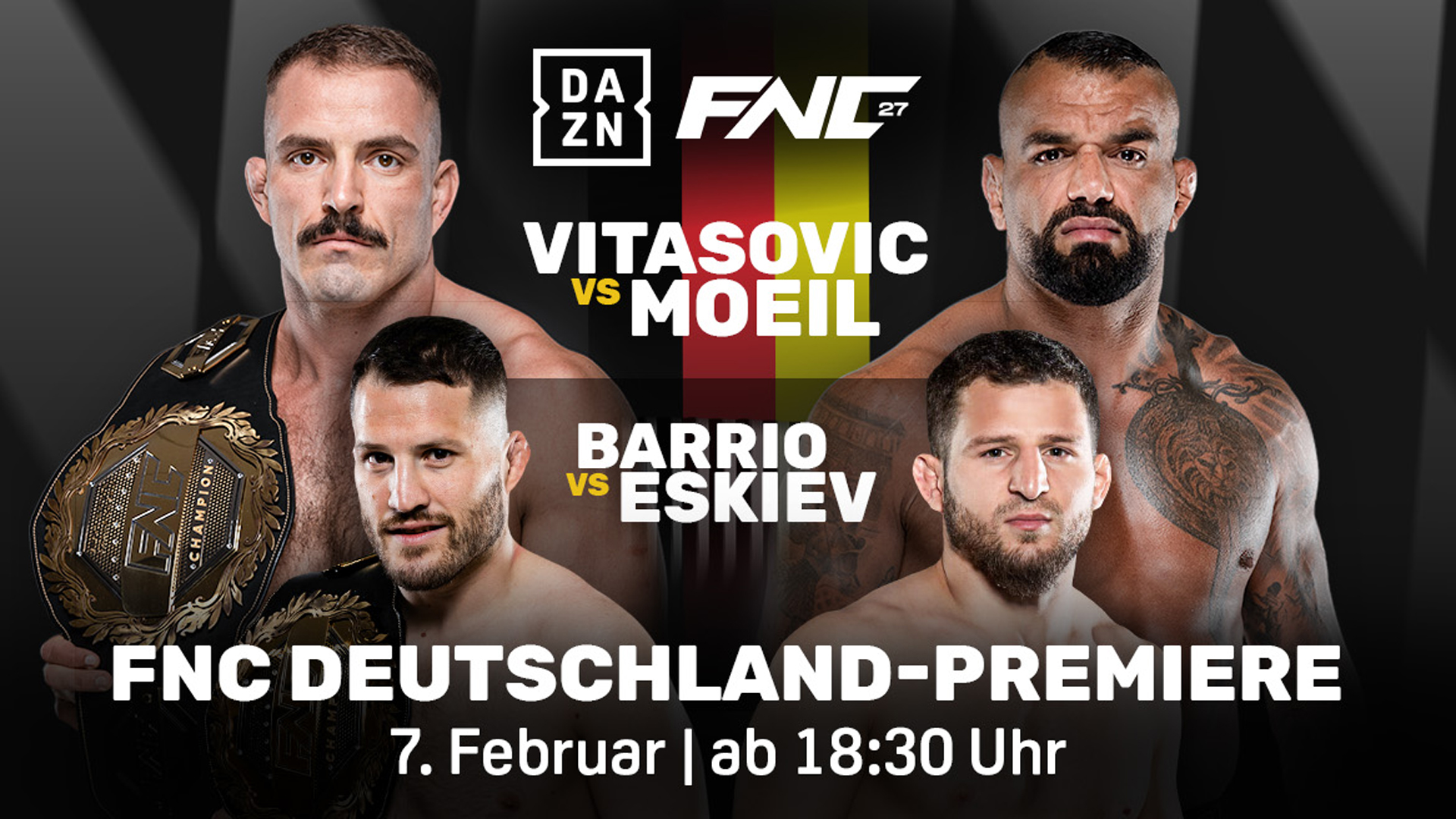 FNC 27: DAZN überträgt das MMA-Event 'Fight Nation Championship 27 ...