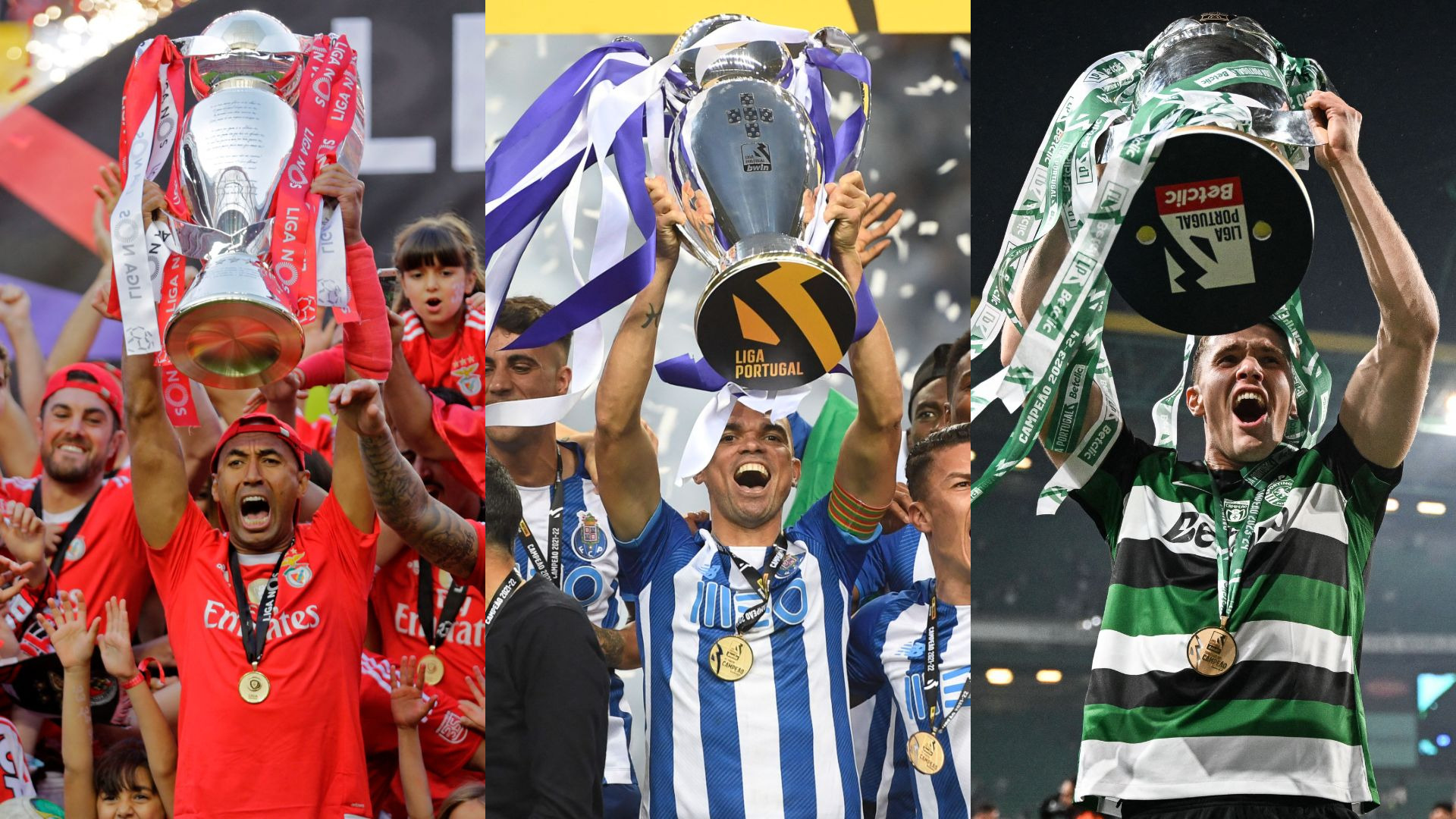 Benfica, FC Porto ou Sporting, quem tem mais títulos? | DAZN News Portugal
