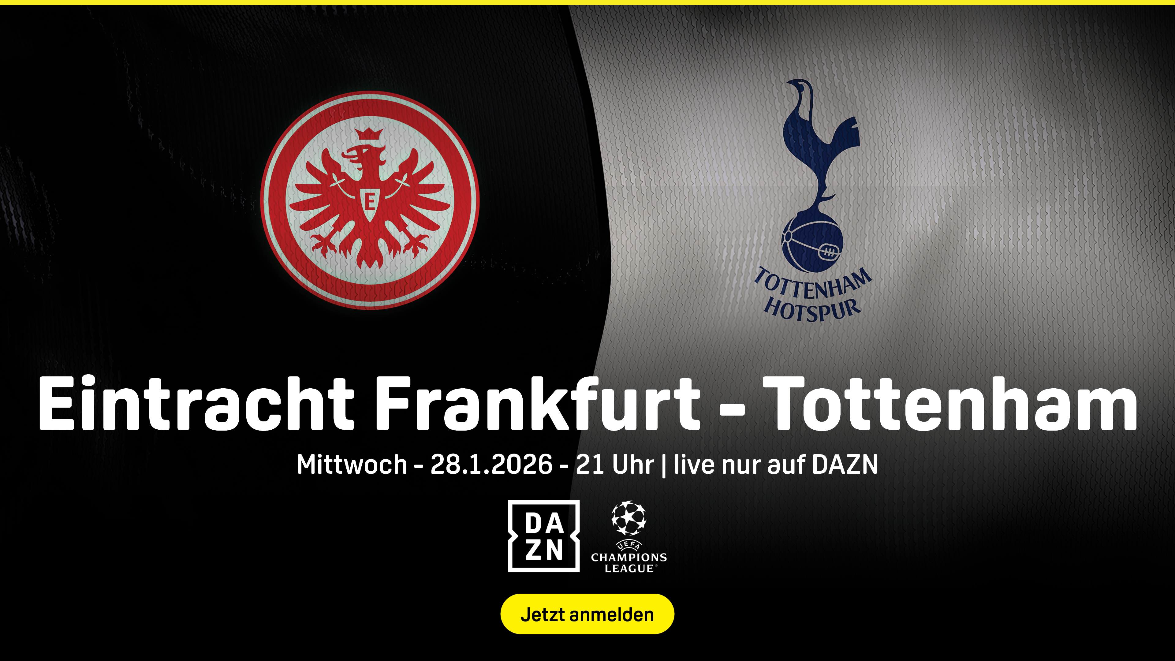 Eintracht Frankfurt - Tottenham Hotspur live Die Übertragung auf DAZN ...