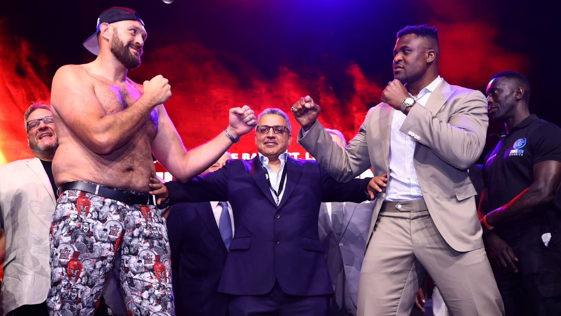 Francis Ngannou Makes Shock cheating Claim Towards Tyson Fury Ahead Francis Ngannou Makes Shock cheating Claim Towards Tyson Fury Ahead