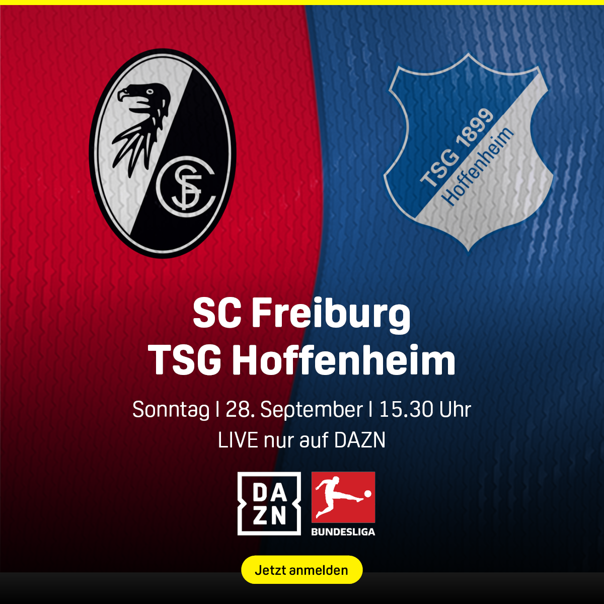 SC Freiburg - TSG Hoffenheim live sehen Die Übertragung auf DAZN | DAZN News DE