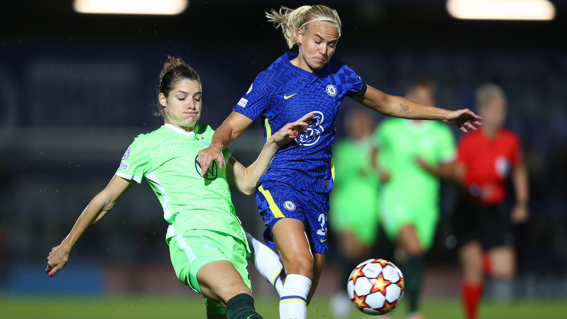 Chelsea 3-3 Wolfsburg: Group A foes share spoils in high-scoring UWCL ...