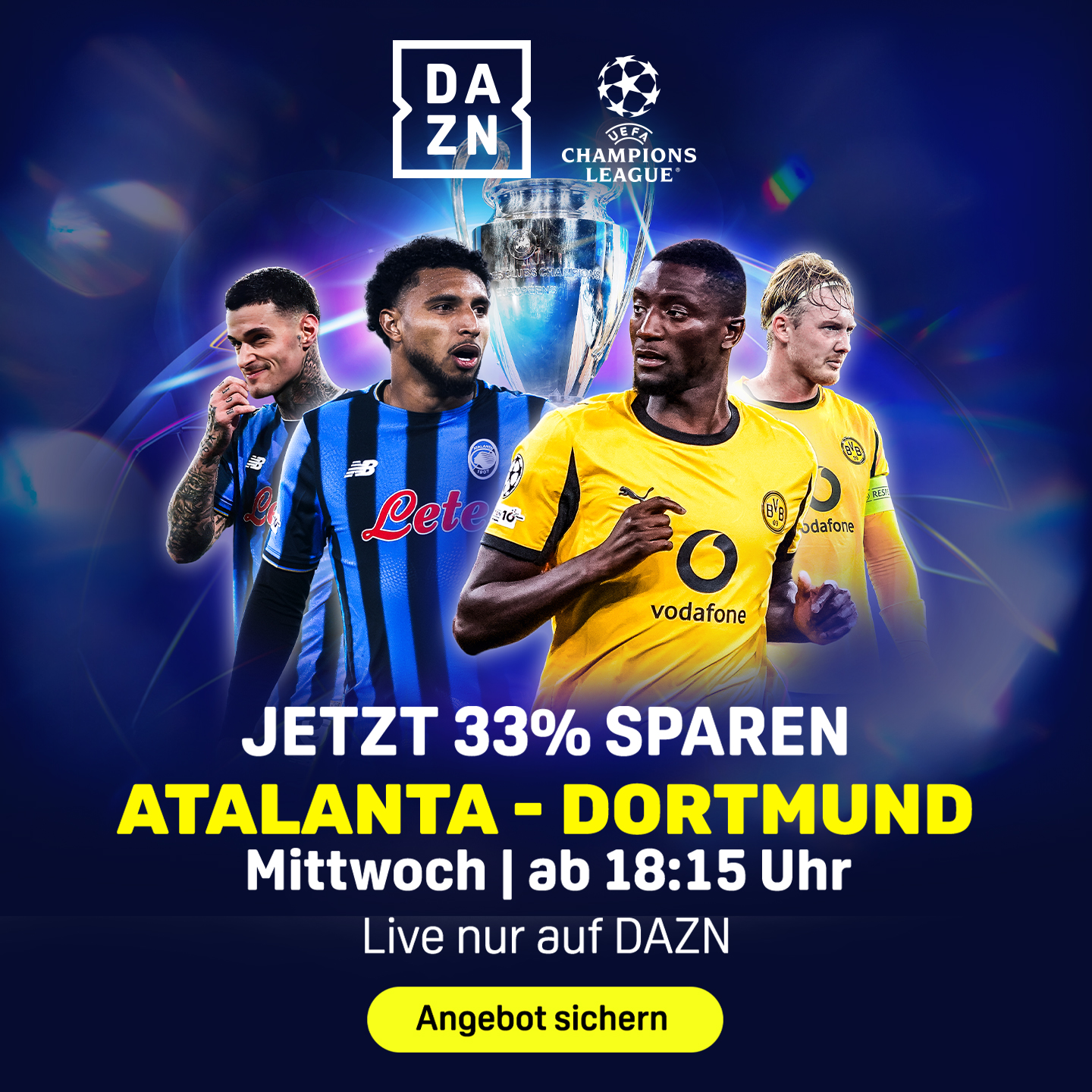 Atalanta Bergamo vs. BVB (Borussia Dortmund) im TV und LIVE-STREAM ...
