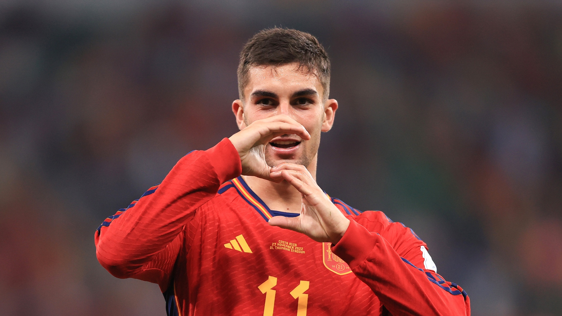 ¿Qué significa el gesto de Ferran Torres en la celebración de sus goles ...