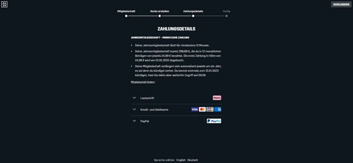 Dazn Login