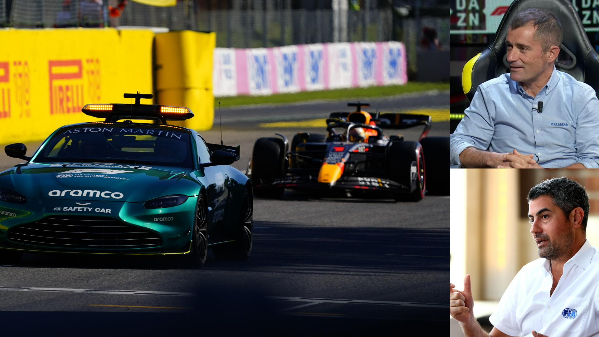 Toni Cuquerella y su guiño a Michael Masi tras no reanudarse la carrera ...