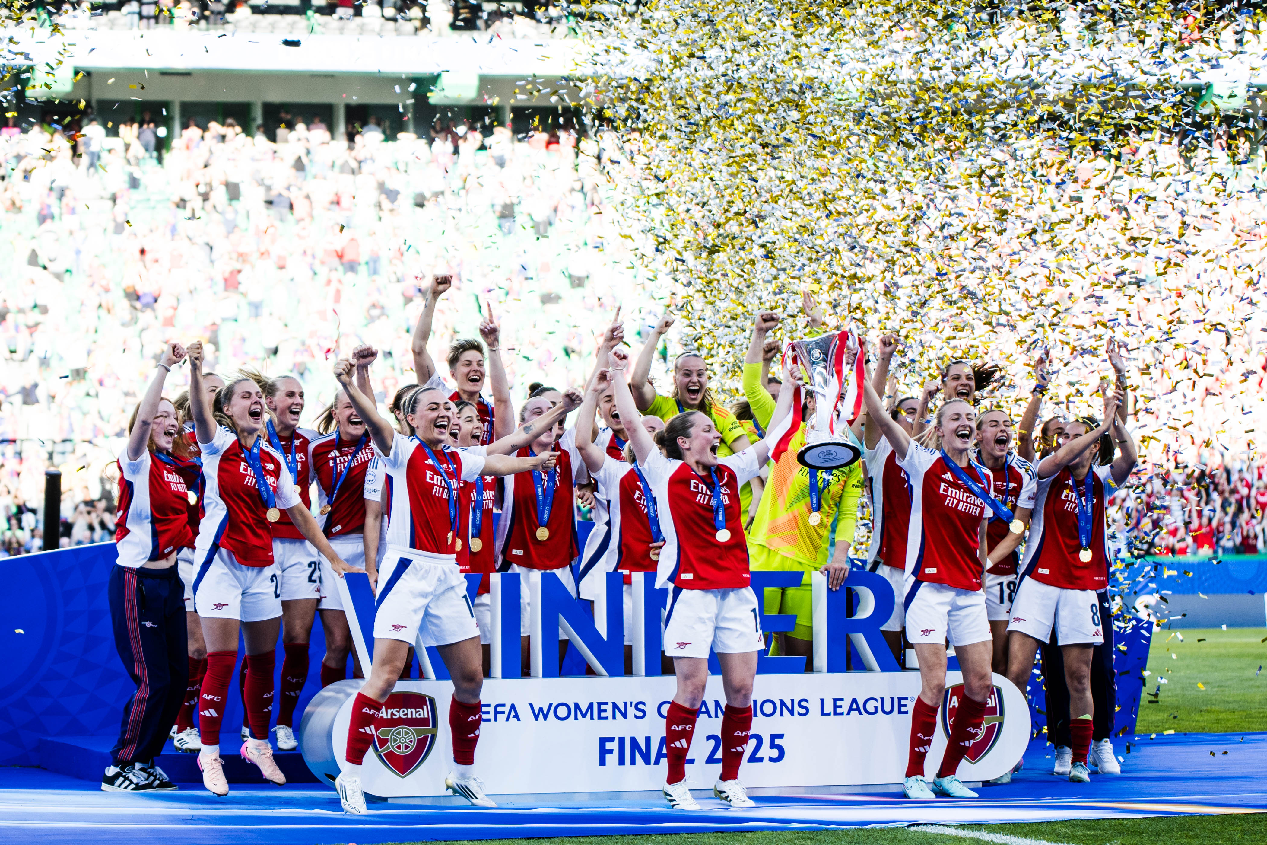 Arsenal crowned queens of Europe as Blackstenius seals stunning UWCL ...