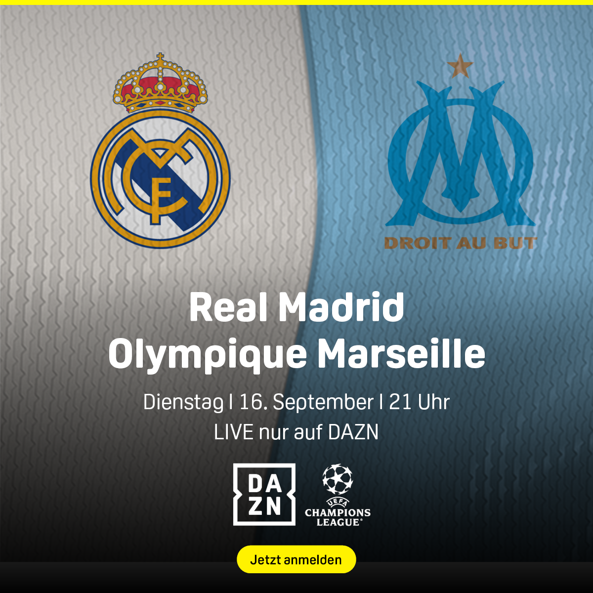 Wer zeigt / überträgt Real Madrid vs. Olympique Marseille heute im TV und LIVE-STREAM? | DAZN ...