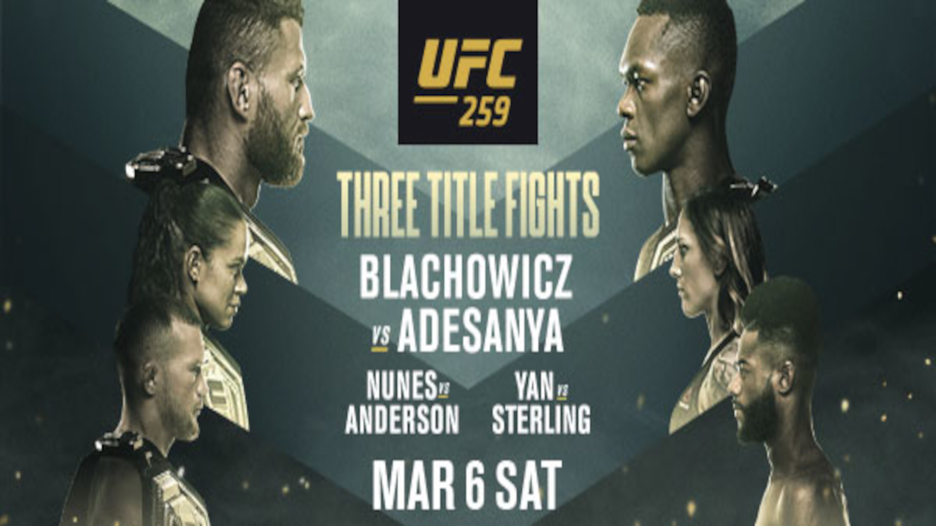UFC 259: Jan Blachowicz vs. Israel Adesanya date, fight time, odds, TV ...