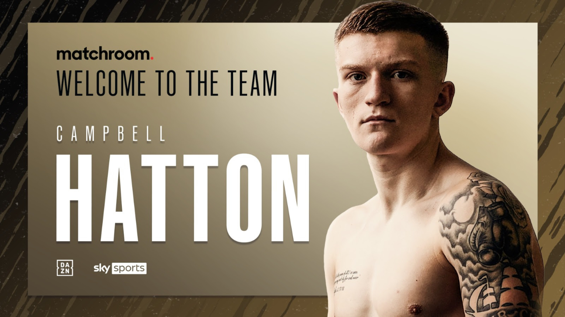 Ricky Hatton's son Campbell Hatton signs for Matchroom Boxing | DAZN ...