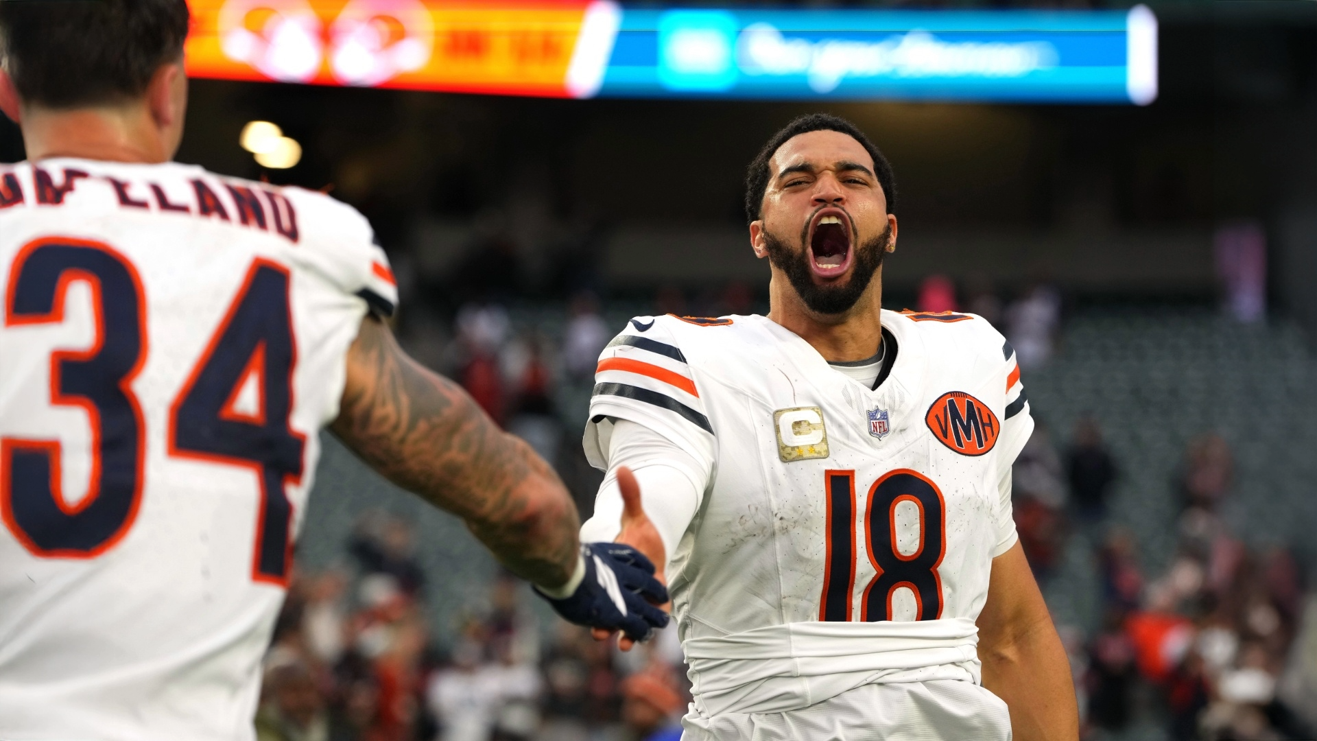 Bears win shootout due to last-second Caleb Williams 58-yard touchdown ...