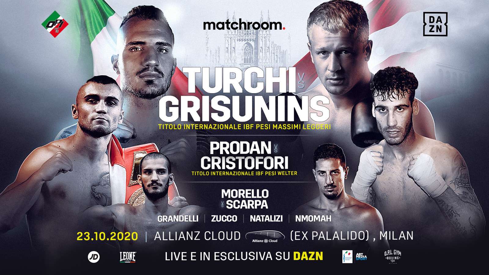 Matchroom Boxing announce October 23 card in Milan | DAZN News UK