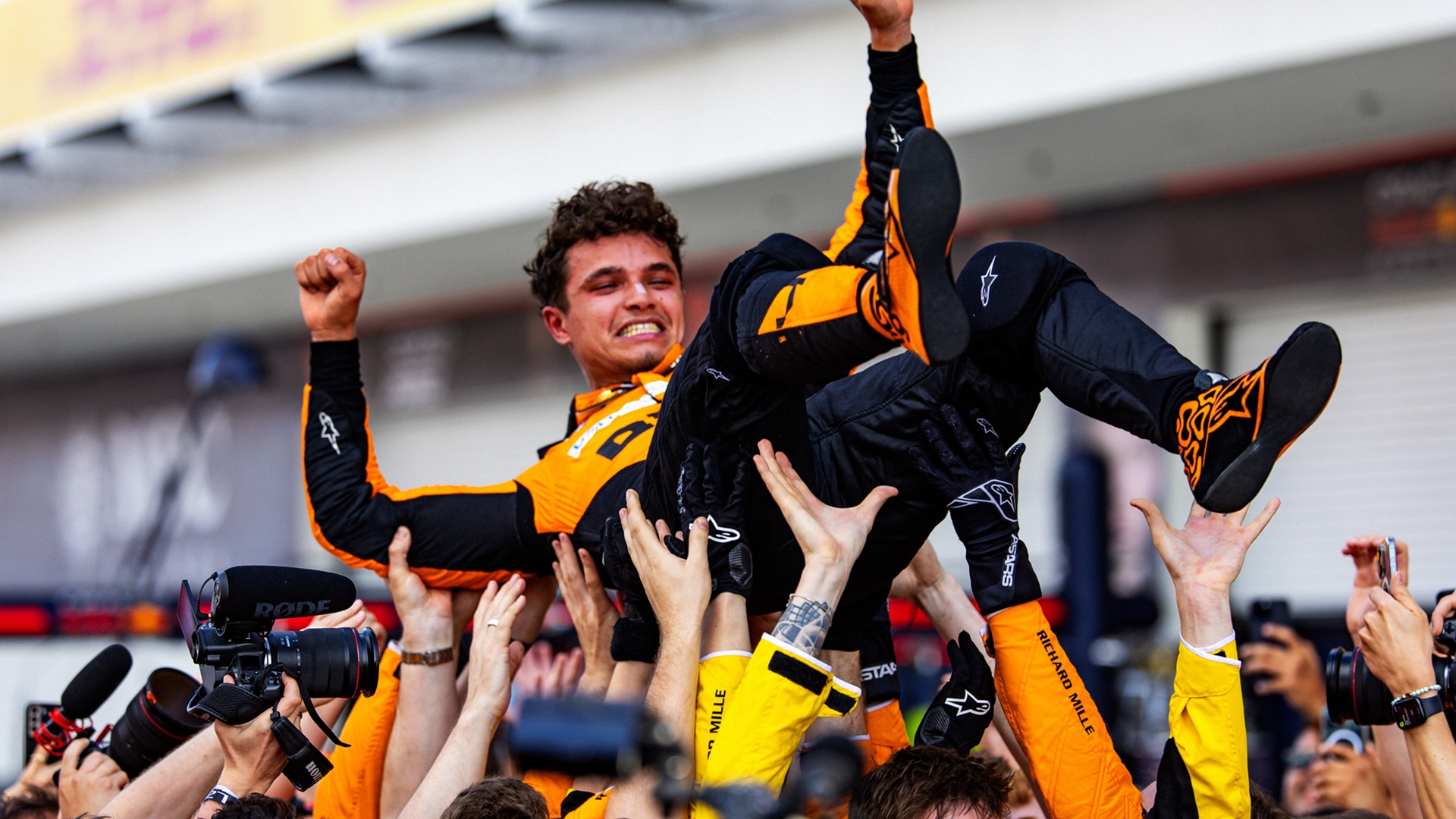 Lando Norris y su vacile a quienes le llamaban 'Nowins' tras su primera victoria en la F1: "Le ...