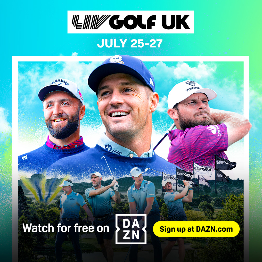 LIV Golf UK 2025: Date, start time, tee times, stream info and how to watch on DAZN | DAZN News GB