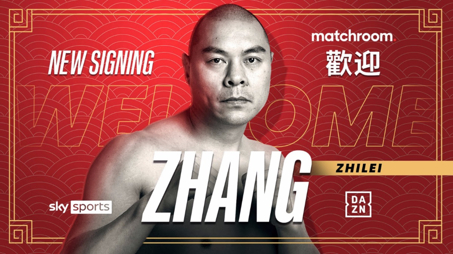Unbeaten heavyweight Zhang Zhilei signs deal with Matchroom Boxing ...
