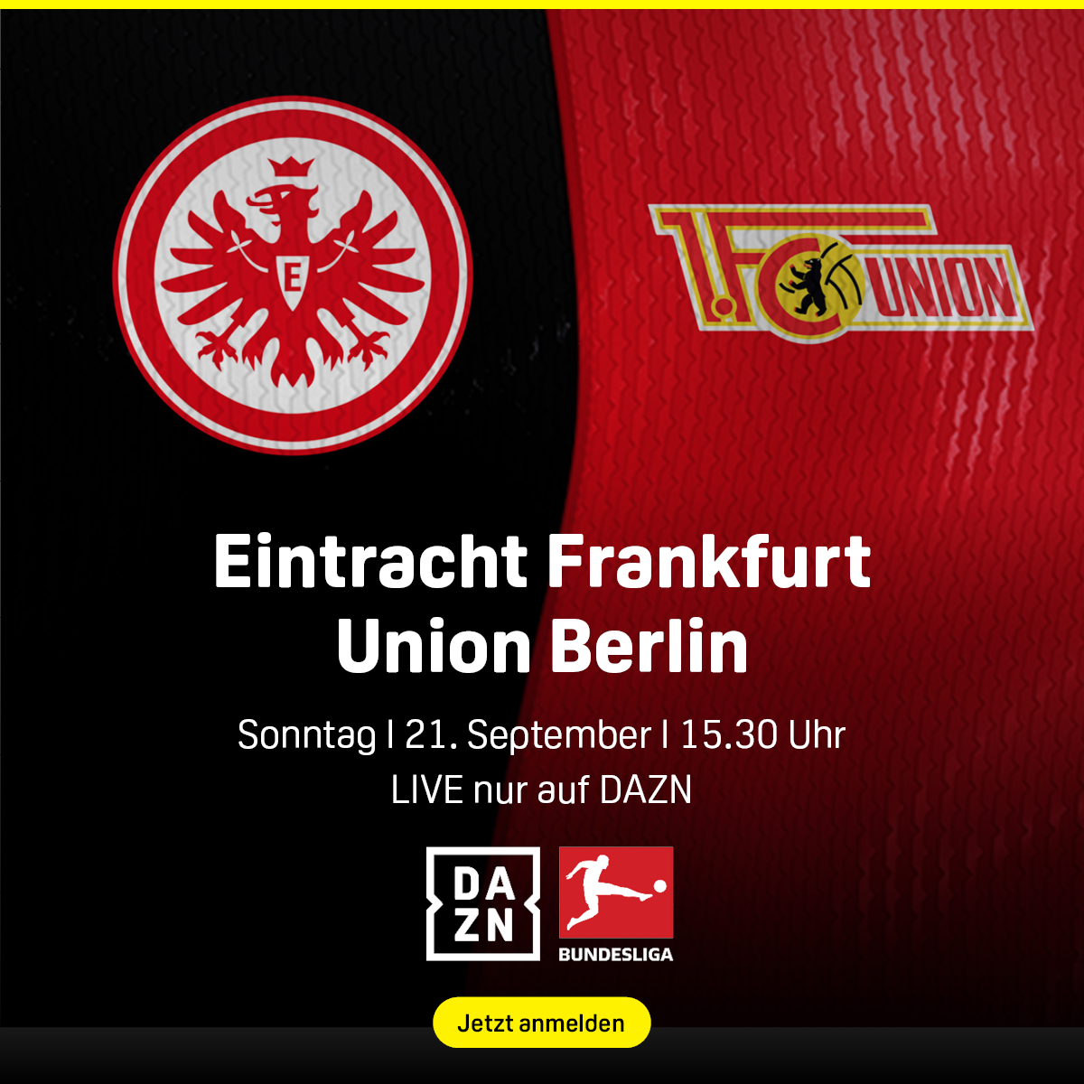 Wer zeigt / überträgt Eintracht Frankfurt gegen Union Berlin heute im TV und LIVE-STREAM? | DAZN ...