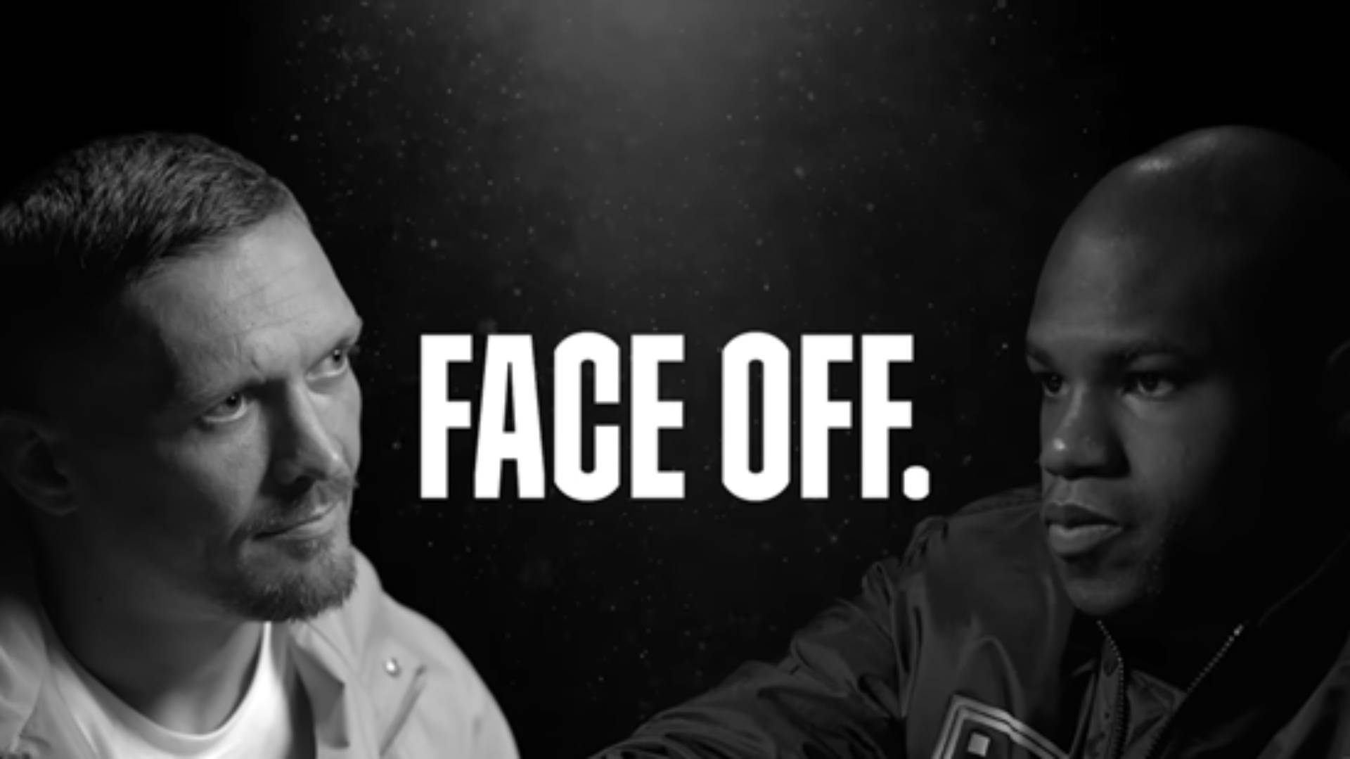 Usyk and Dubois come face to face and exchange words ahead of ...