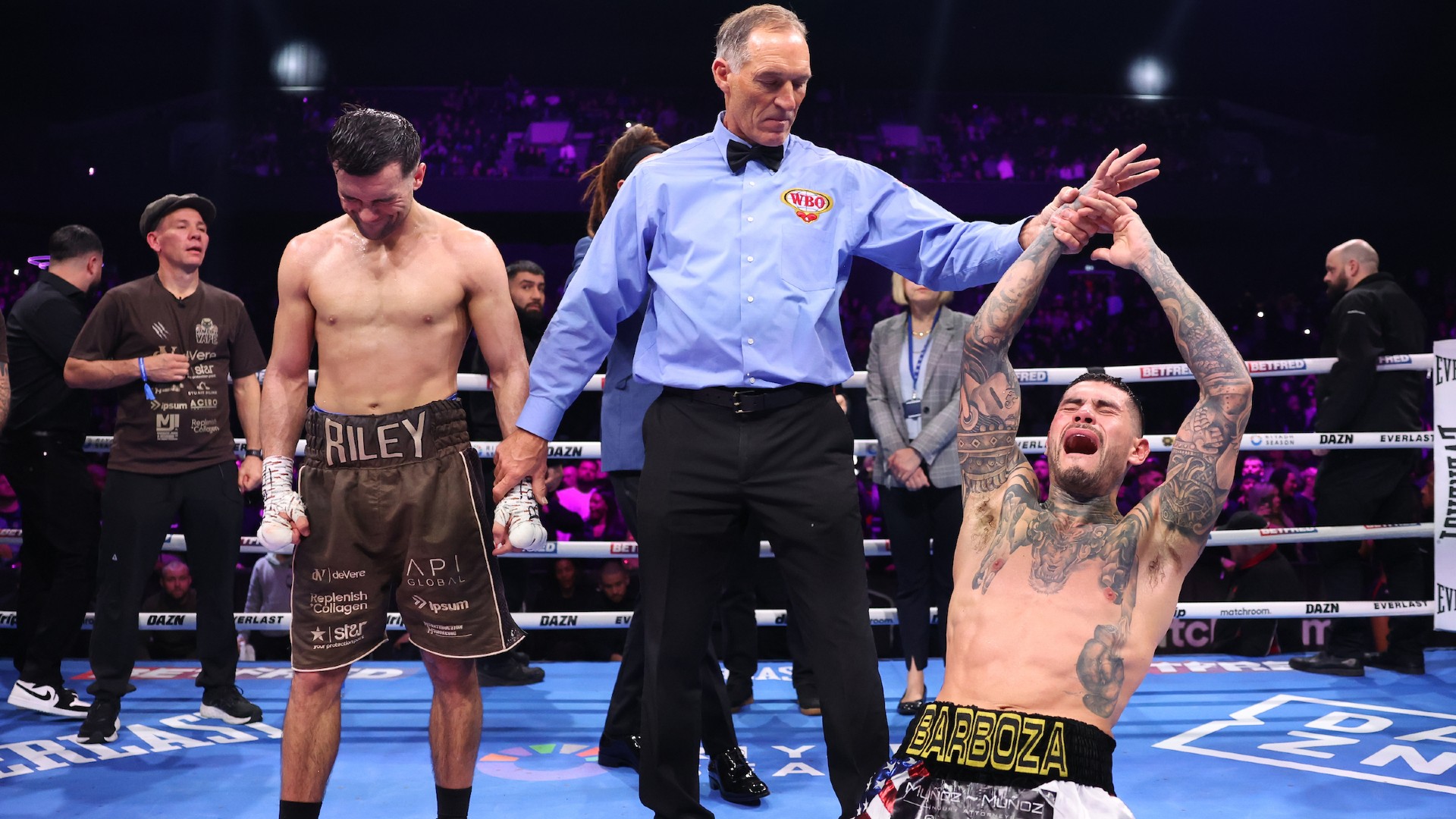 Arnold Barboza Jr edges Jack Catterall to become interim WBO super lightweight champion | DAZN ...