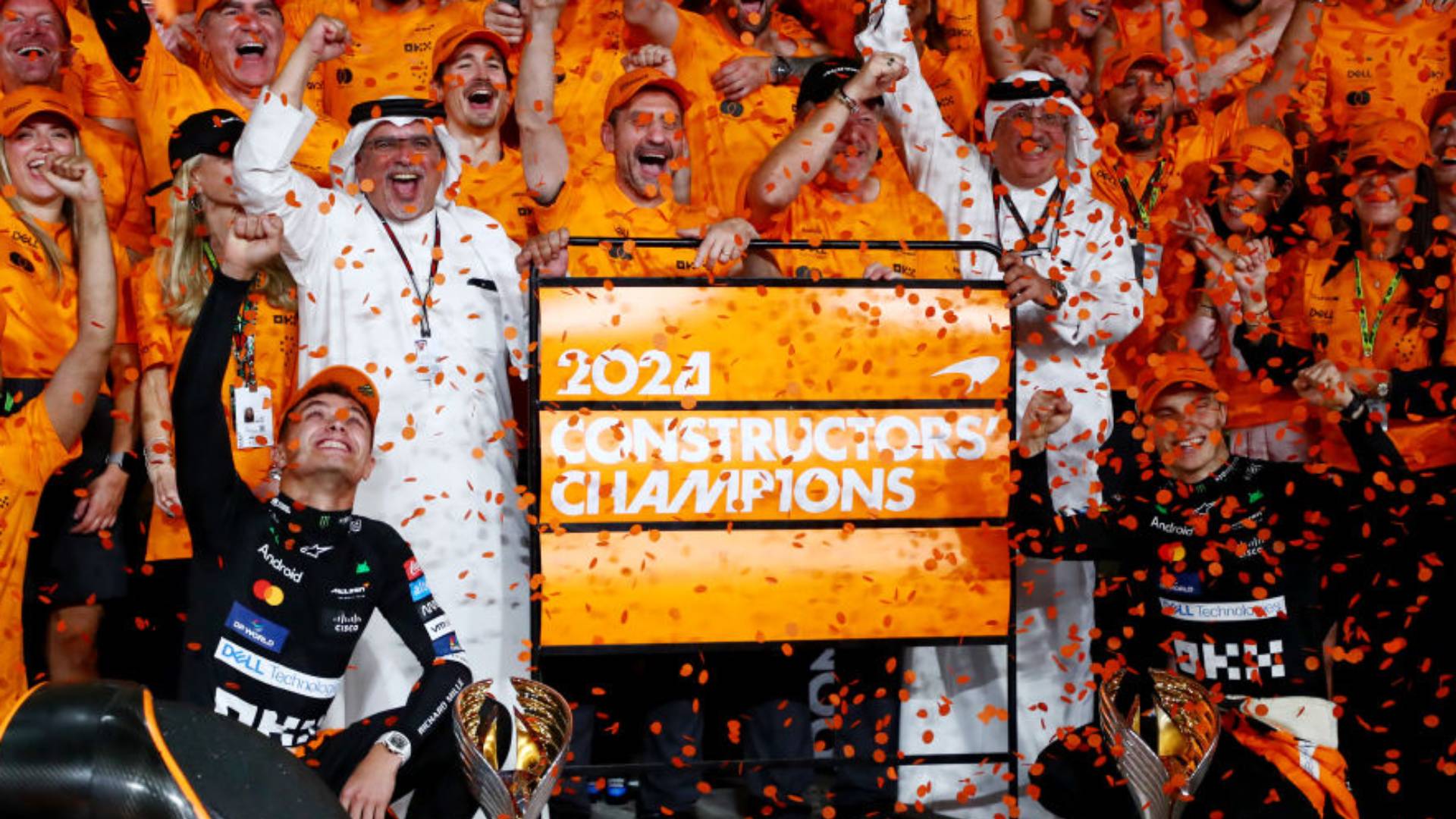 McLaren: Celebrating their long-awaited Constructors' Championship ...