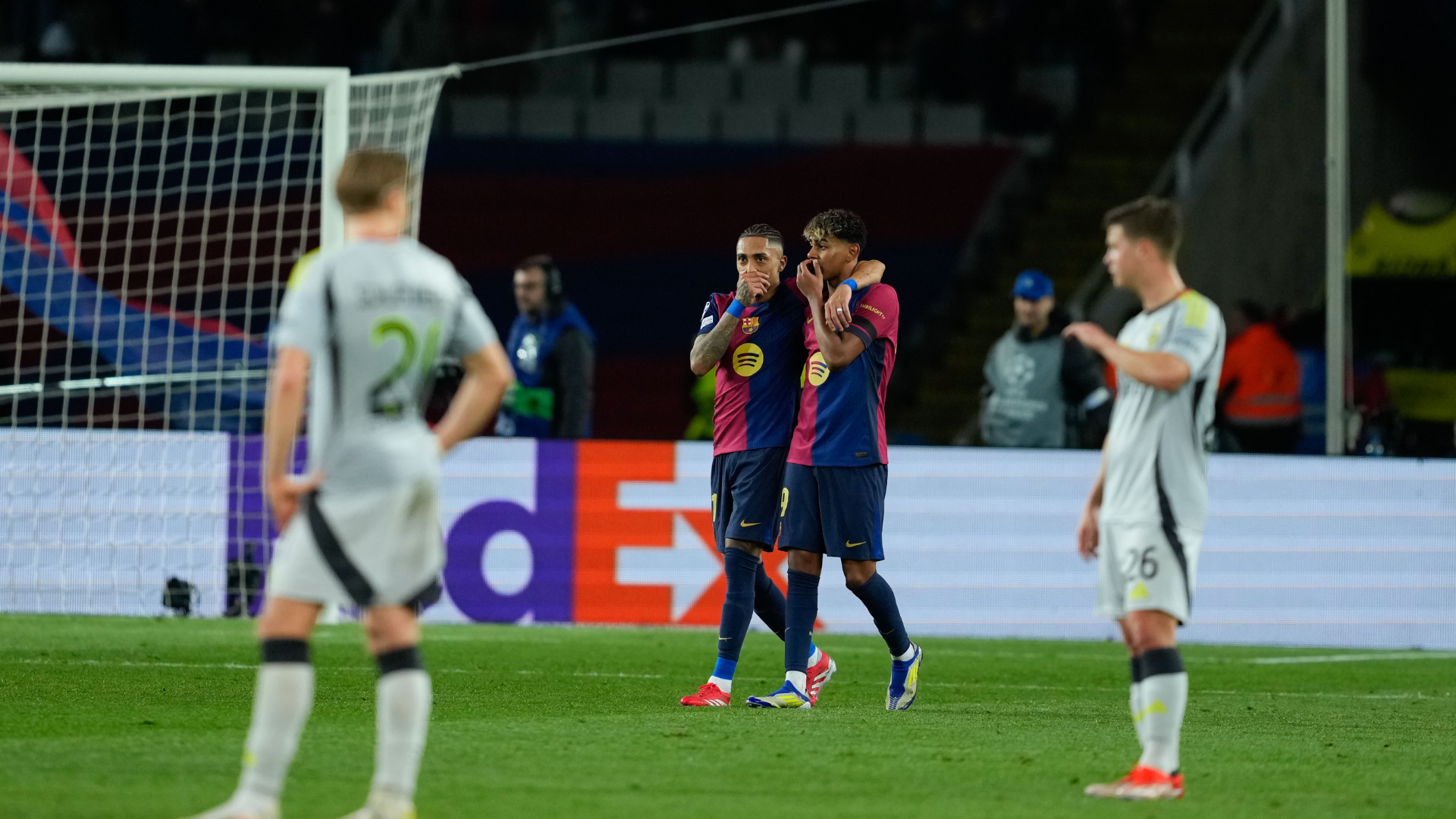 Lamine Yamal compara su golazo ante el Benfica en la Champions League ...