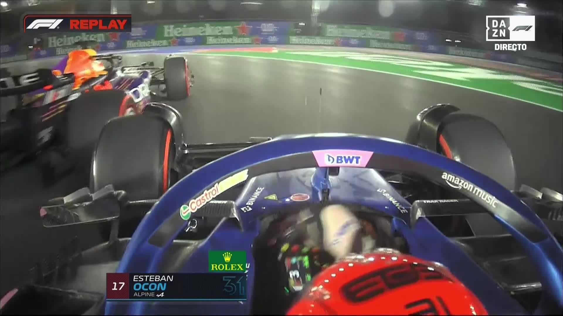 Max Verstappen y el mensaje por radio tras su momento de tensión con Esteban Ocon en el GP de ...