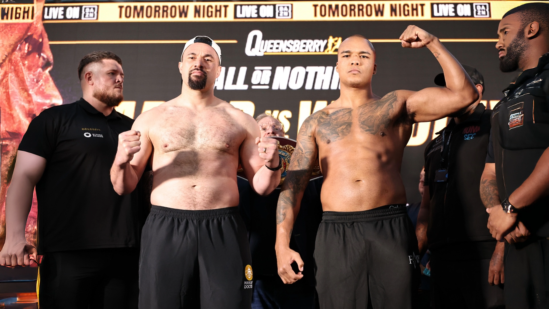 Parker vs Wardley - What fighters and celebrities are in attendance at ...