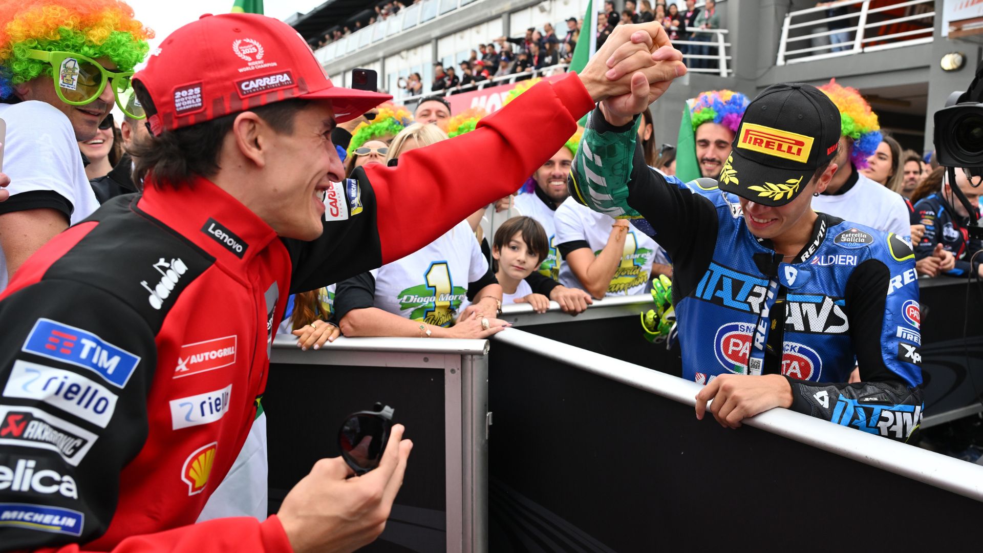 Diogo Moreira se rompe al hablar de su amistad con Marc Márquez: "Cuando lo he visto ahí, me he ...