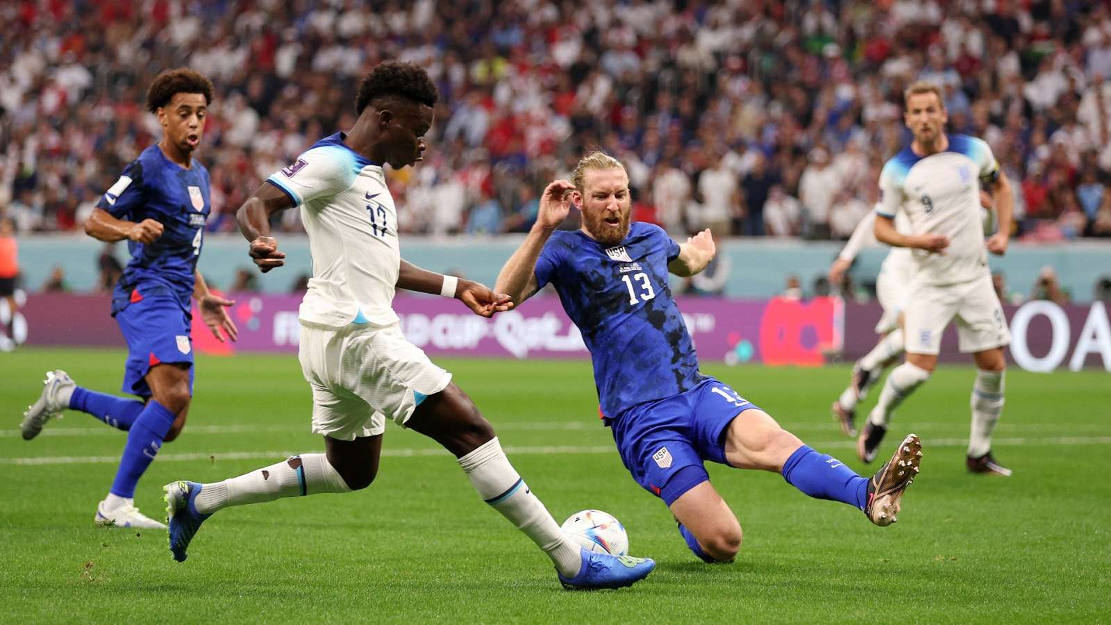 Inglaterra vs Estados Unidos de fase de grupos del Mundial de Qatar ...