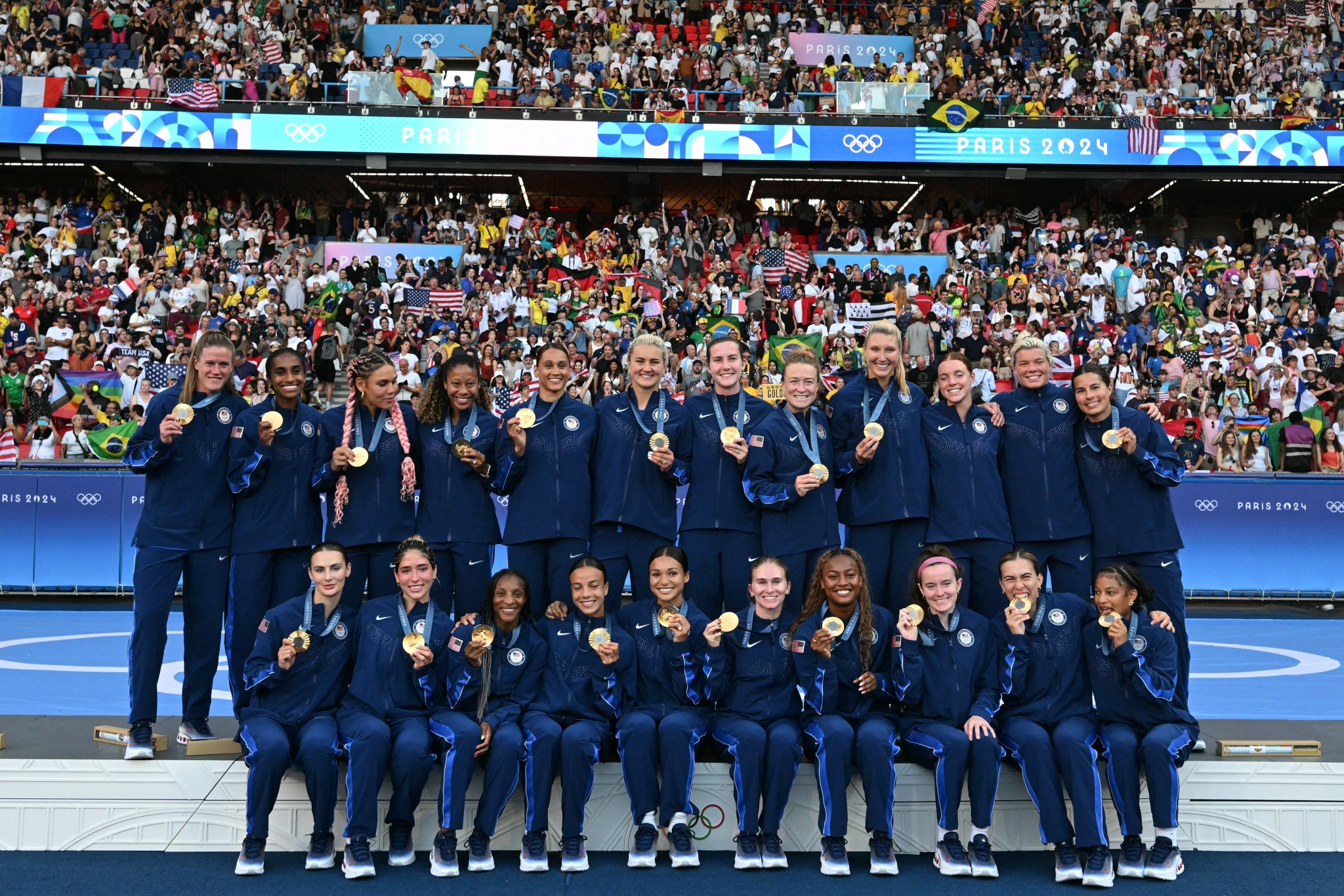 USWNT wins fifth gold at Paris Olympics 2024 with victory over Brazil ...