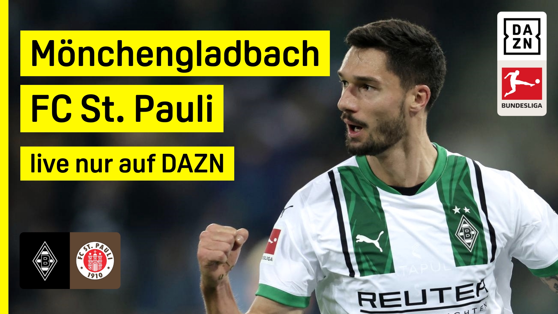 Bundesliga: Borussia Mönchengladbach - St. Pauli live auf DAZN | DAZN ...