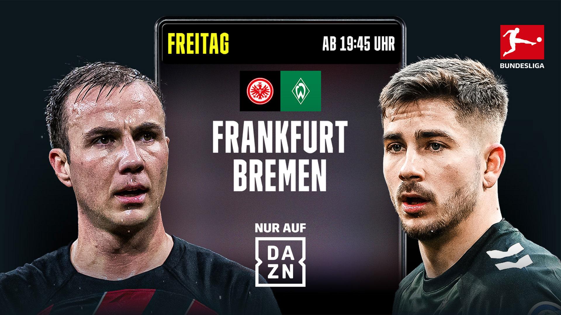 Wer zeigt / überträgt Eintracht Frankfurt vs. Werder Bremen im TV und LIVE-STREAM? | DAZN News DE