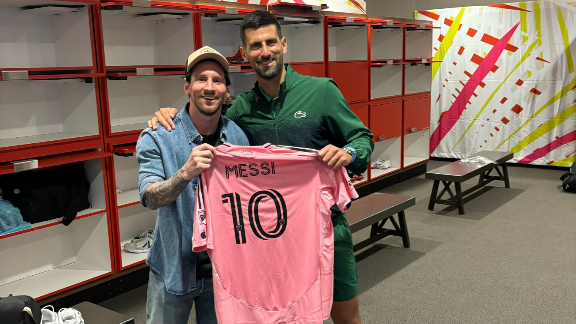 Novak Djokovic y el "honor enorme" de haber tenido a Leo Messi como espectador en el Miami Open ...