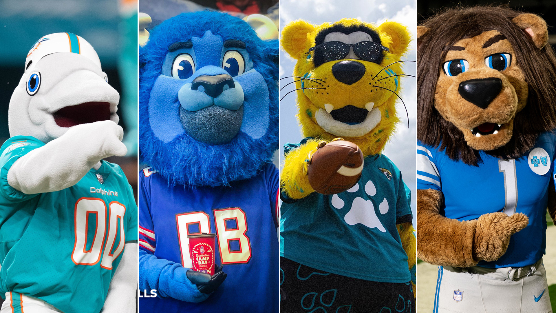 Das sind die Maskottchen der 32 NFL-Teams | DAZN News DE