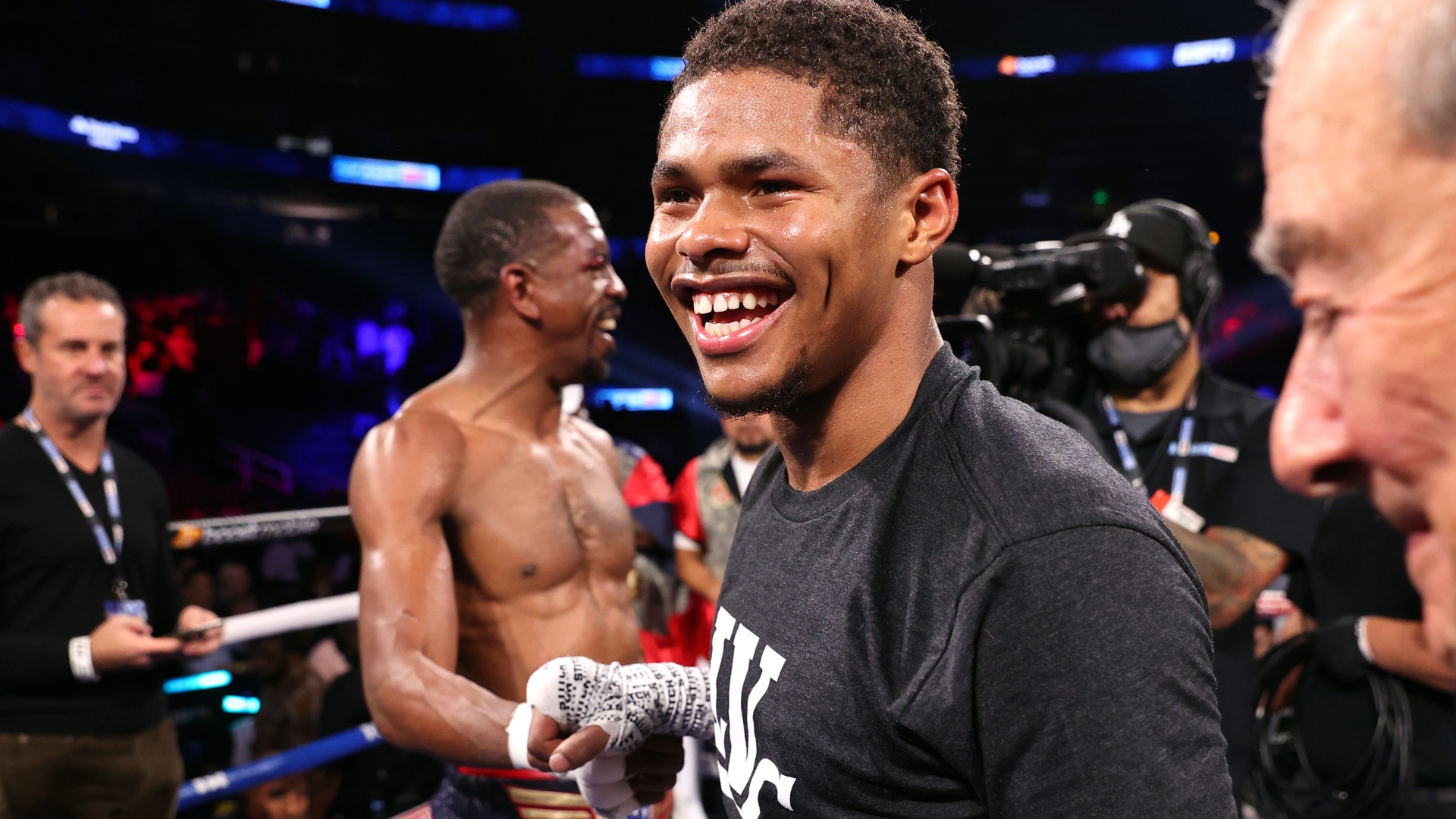 Devin Haney trainer gives surprise reaction to Shakur Stevenson's shock ...