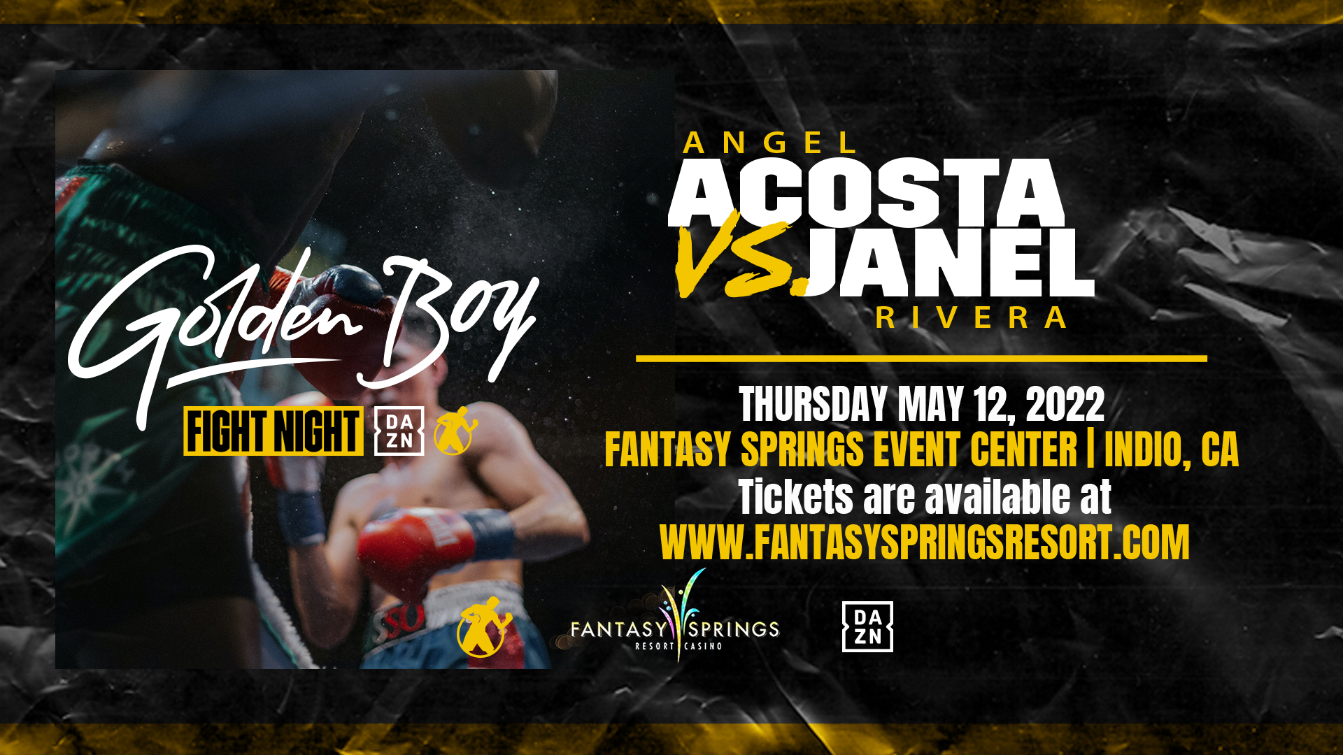 Angel Acosta vs. Janel Rivera: Date, fight time, TV channel and live ...