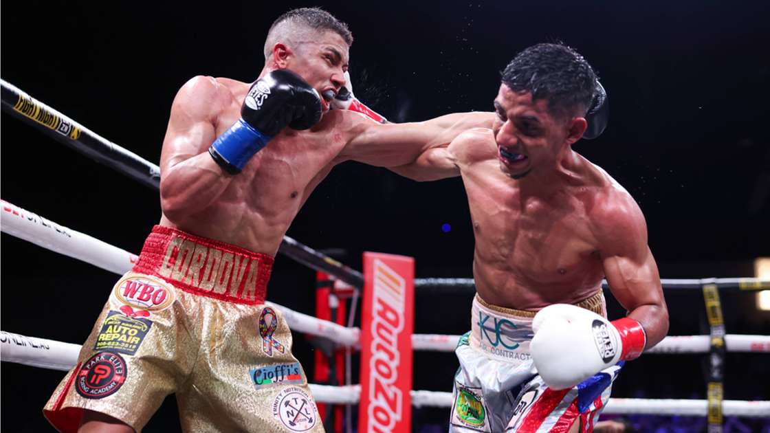 Who won the boxing last night? Angel Acosta vs. Angelino Cordova for ...