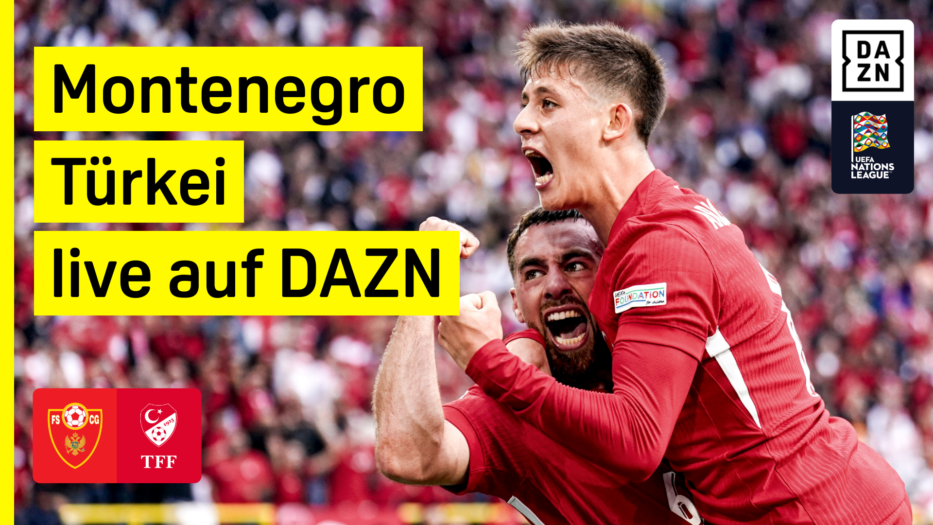 Nations League: Montenegro - Türkei live auf DAZN | DAZN News DE