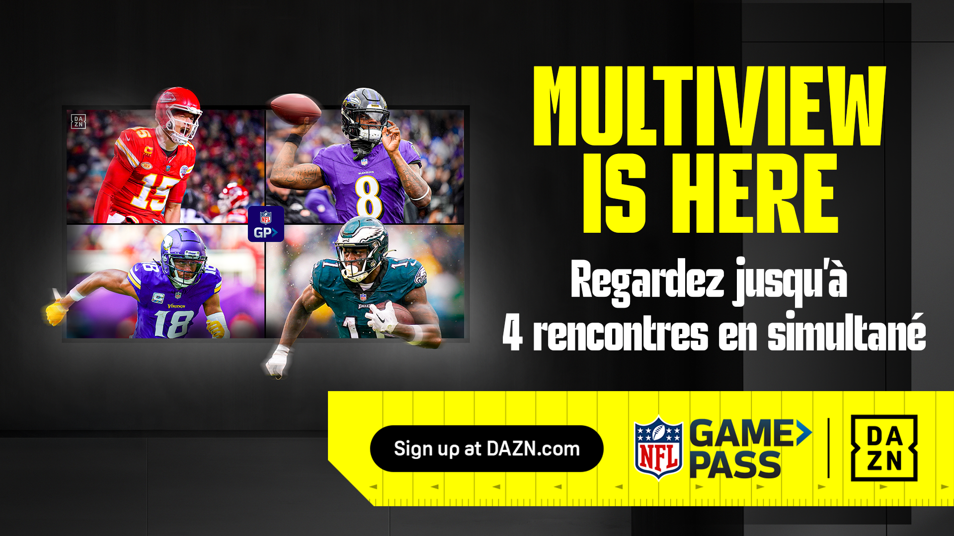 NFL Game Pass : le Multiview fait son apparition pour suivre plusieurs ...