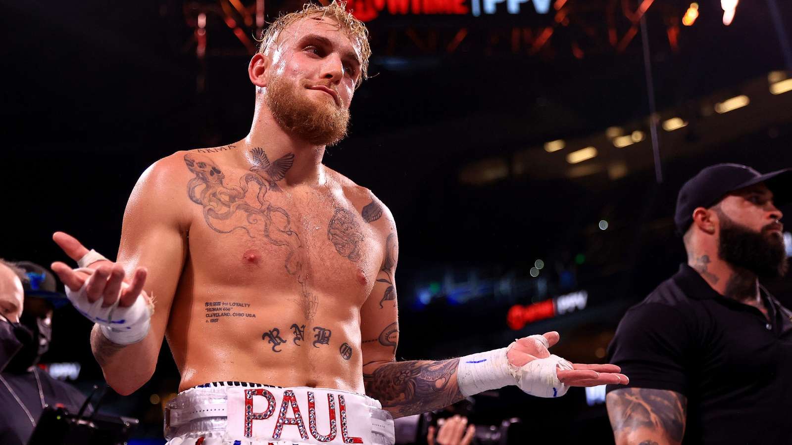Jake Paul's trainer says his fighter can be a top ten fighter at light ...