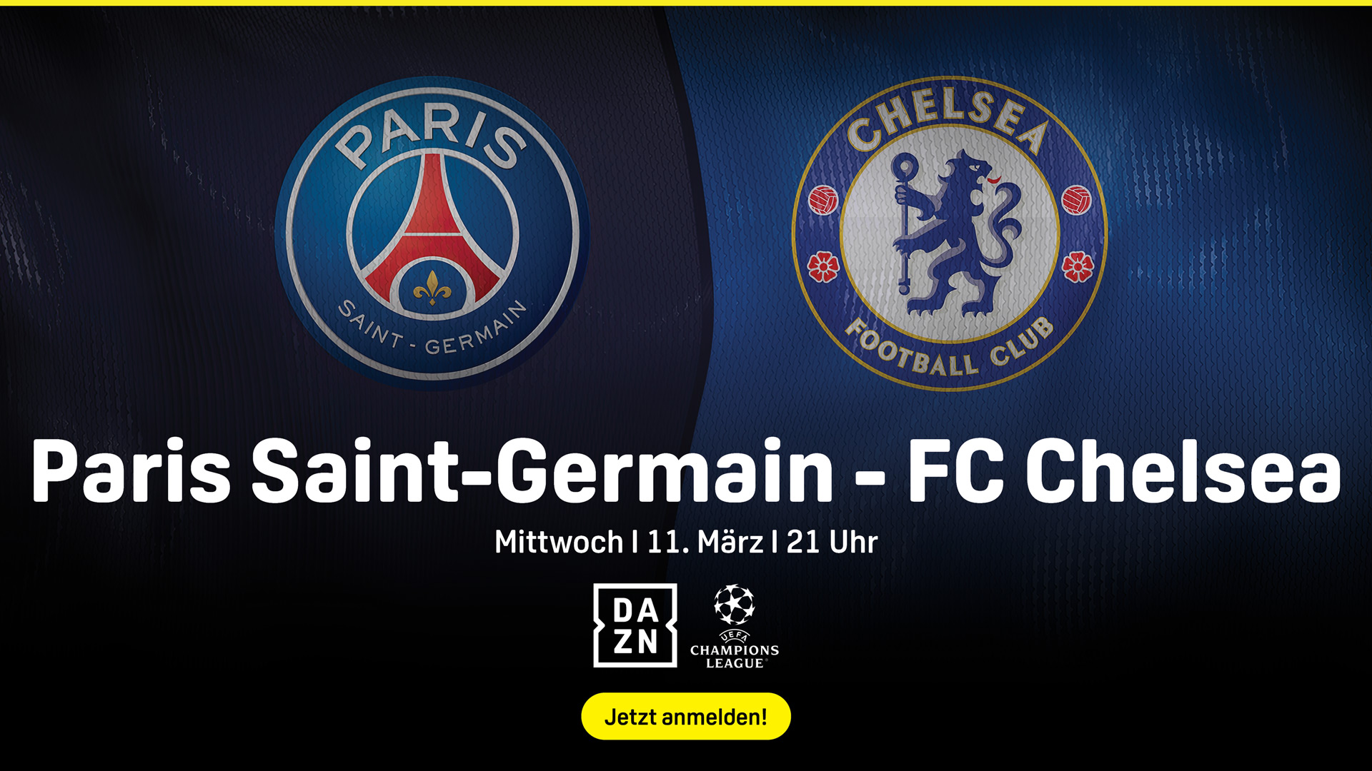 PSG - FC Chelsea live Die Übertragung auf DAZN | DAZN News DE