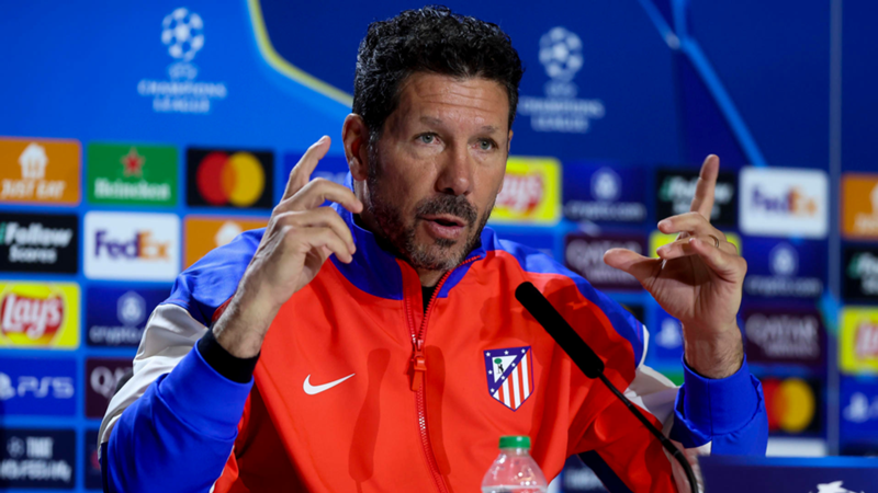 Simeone, optimista pese a la derrota del Atlético de Madrid en el ...