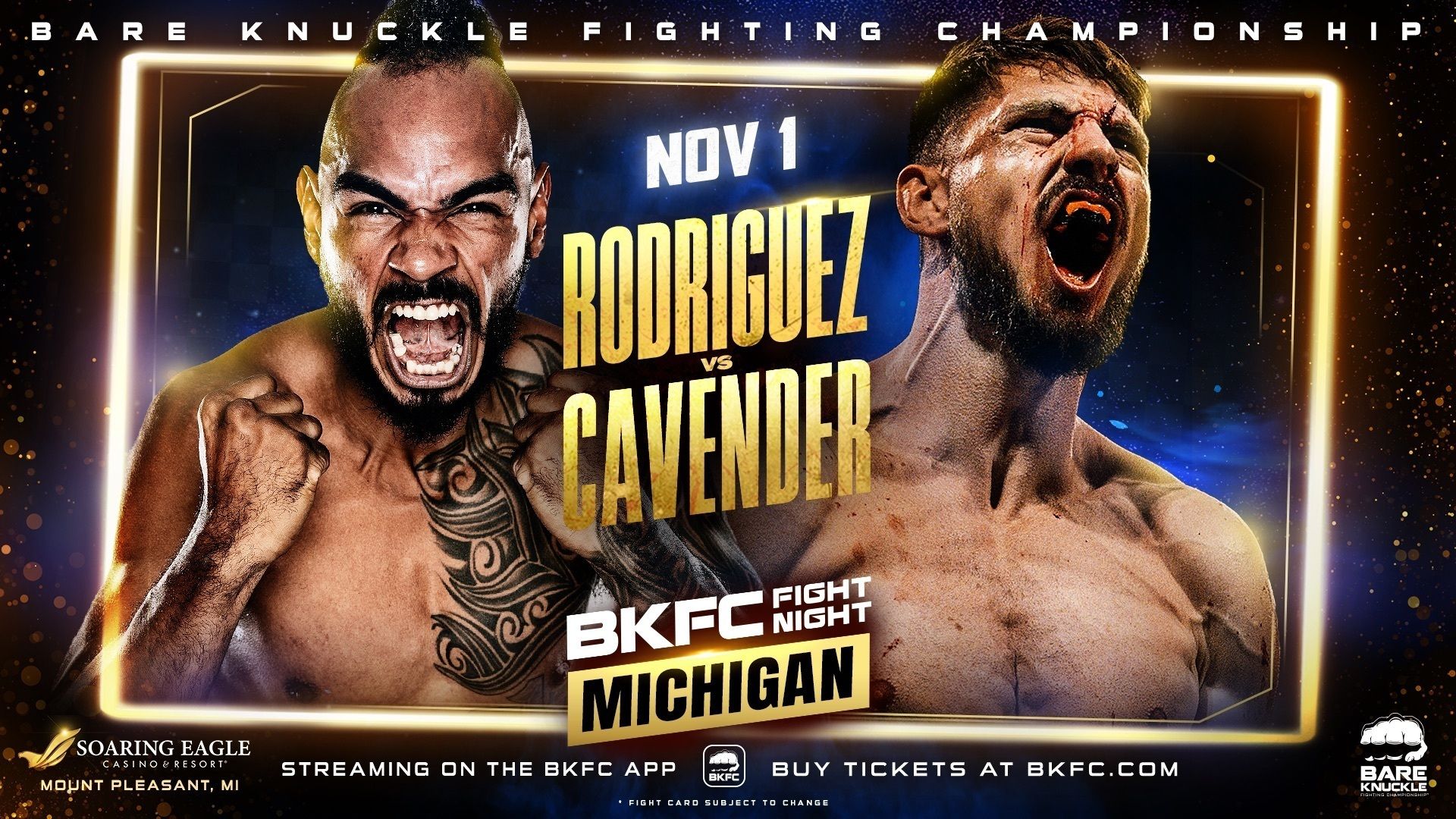 Esteban Rodriguez vs Zac Cavender en BKFC Fight Night Michigan: cartelera, cuándo es, fecha, a ...