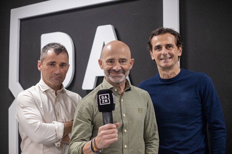 Equipo DAZN F1: Antonio Lobato, Pedro de la Rosa, Toni Cuquerella y ...