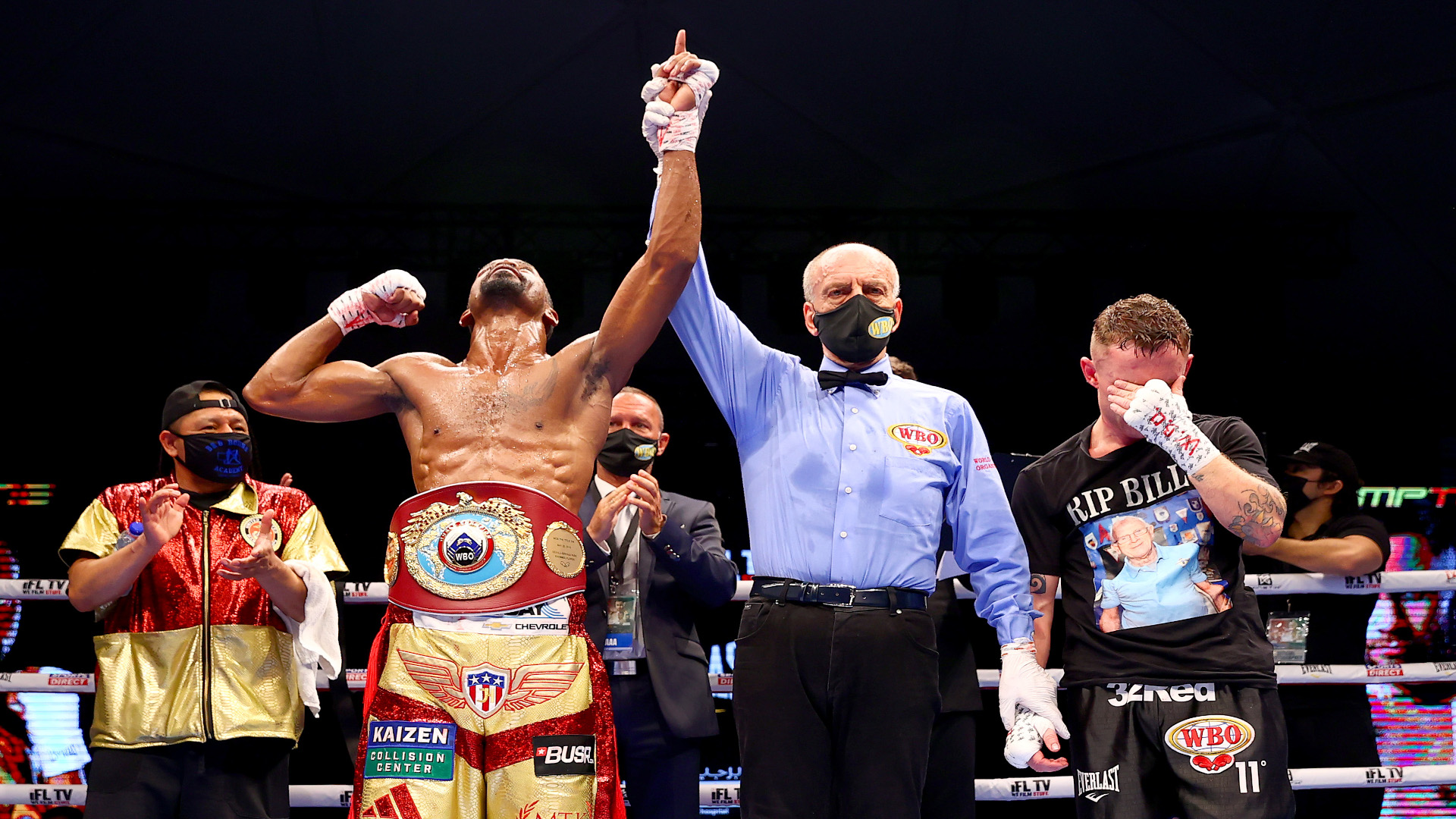 Jamel Herring stops Carl Frampton in sixth after two knockdowns to ...