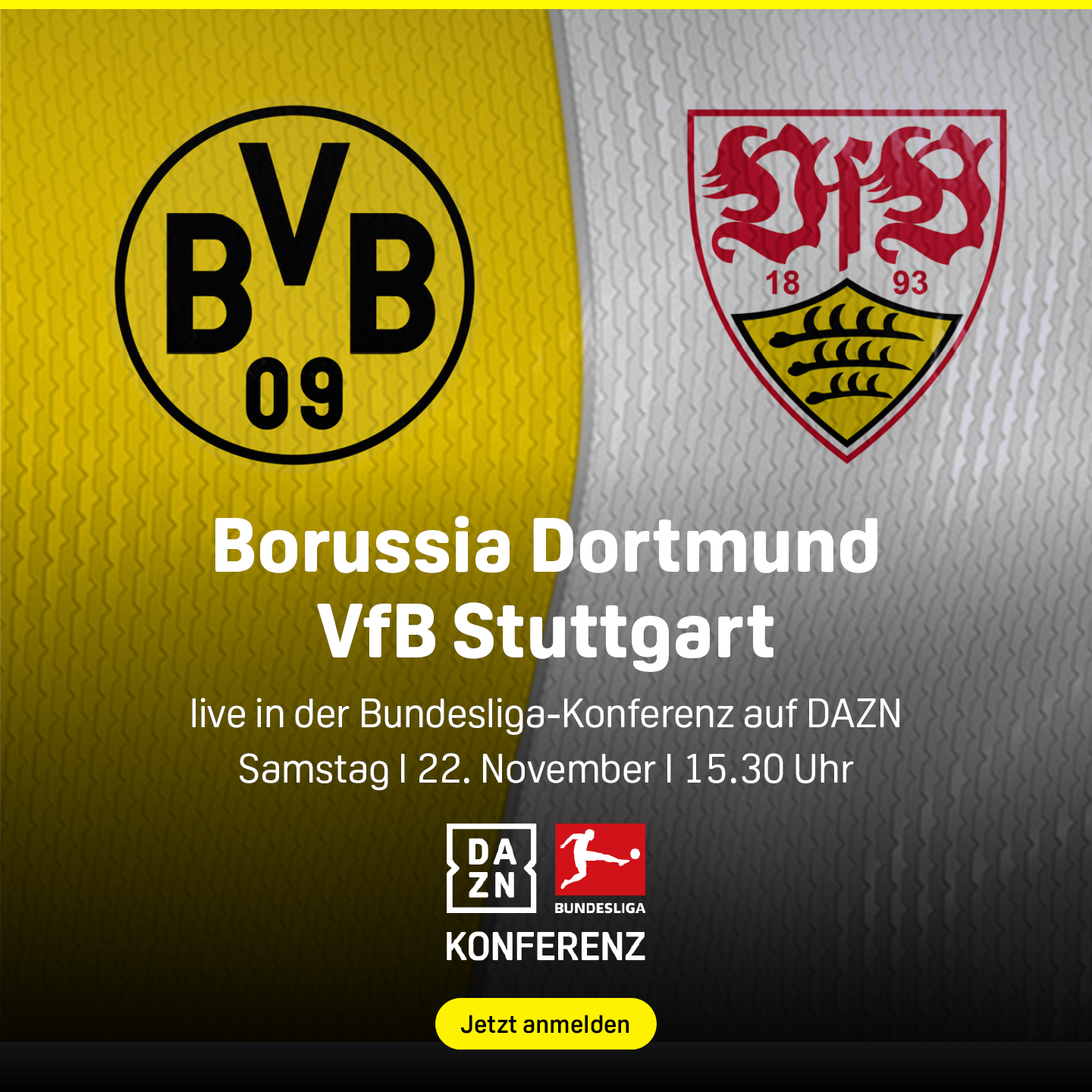 BVB vs. VfB Stuttgart im LIVE-STREAM und TV sehen | DAZN News DE
